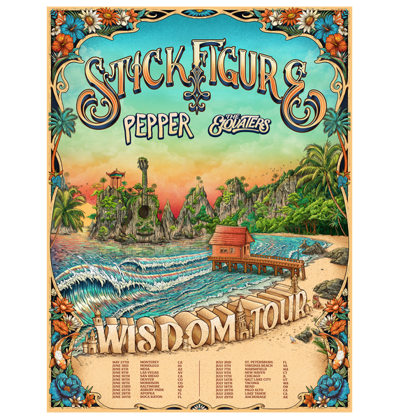 Wisdom Tour 2023 - Poster – StickFigureStore