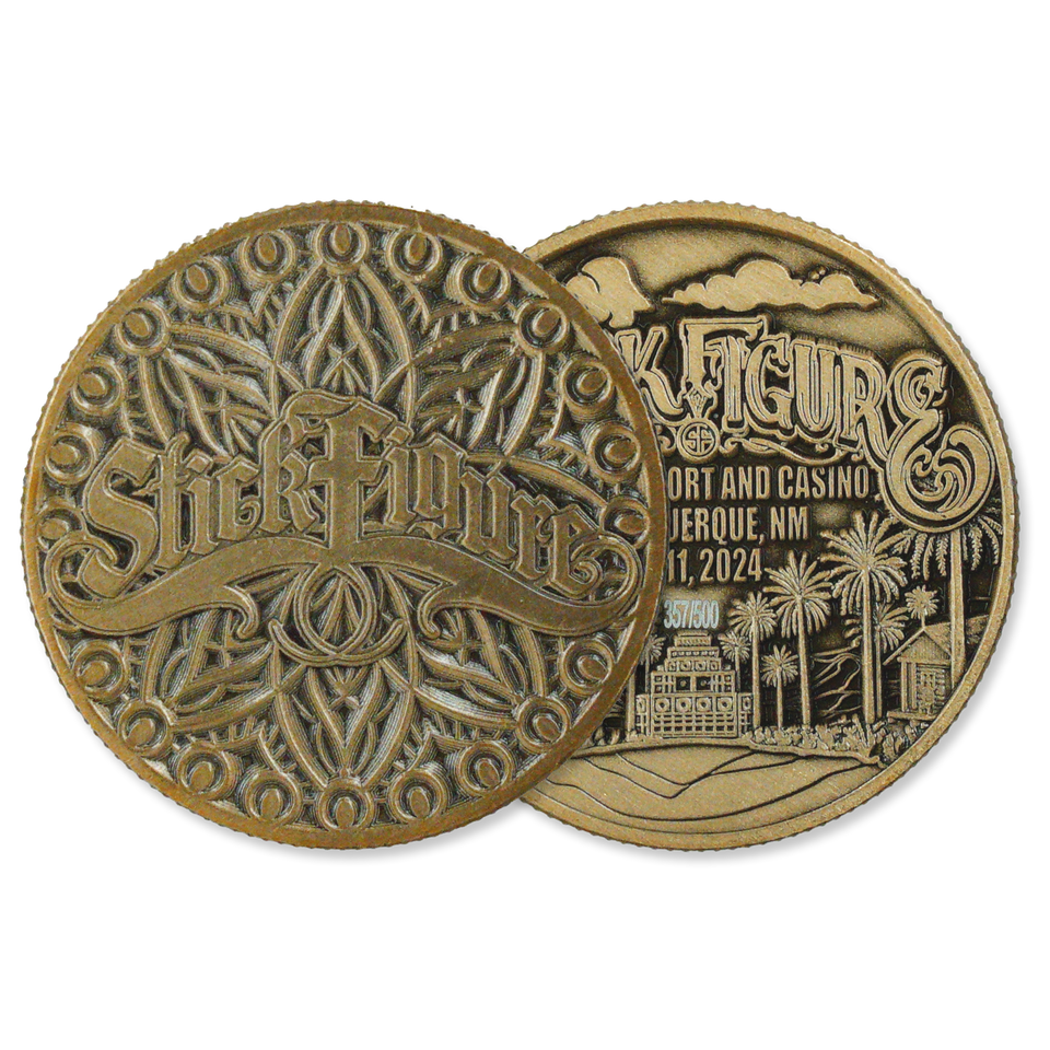 Stick Figure Collectible Challenge Coins