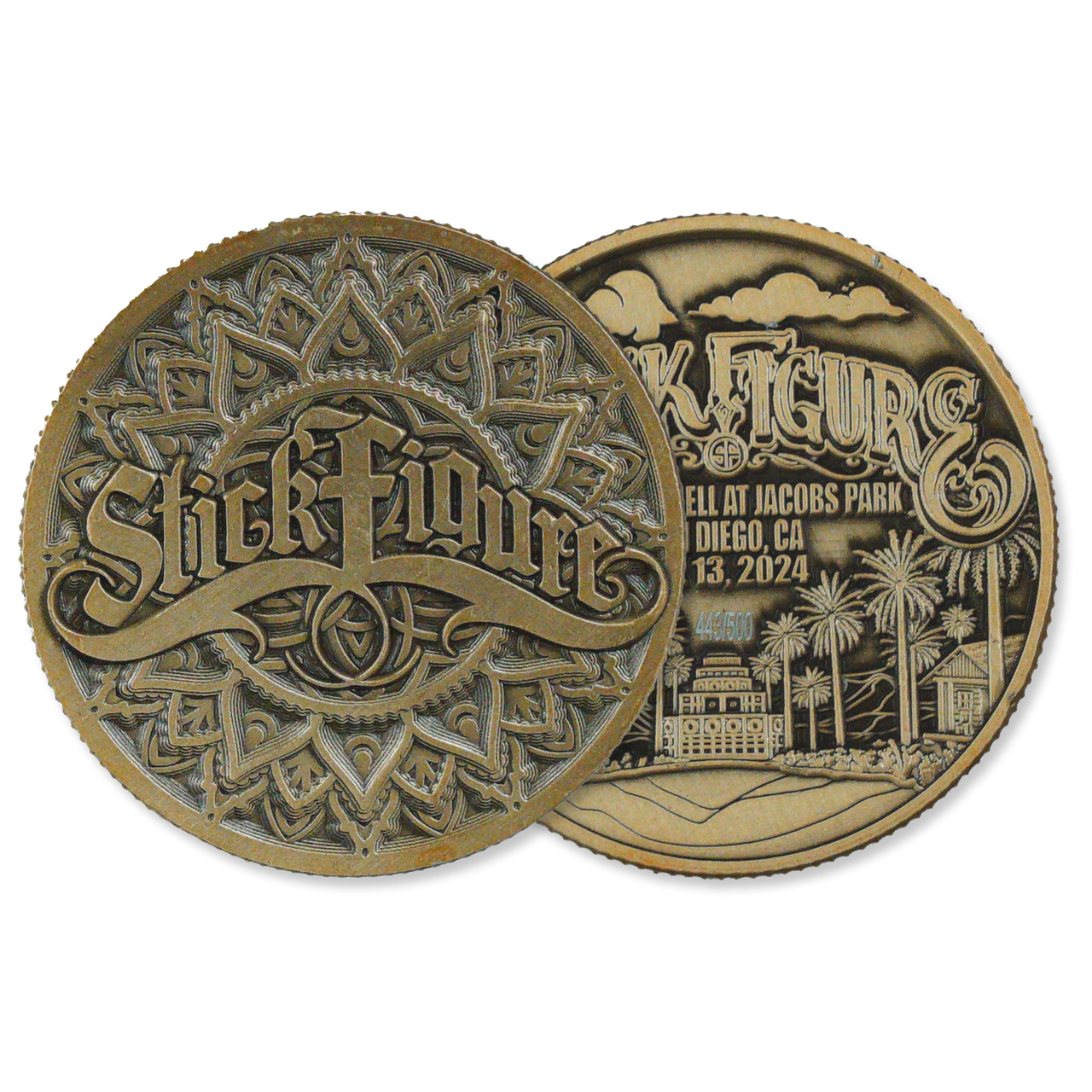 Stick Figure Collectible Challenge Coins