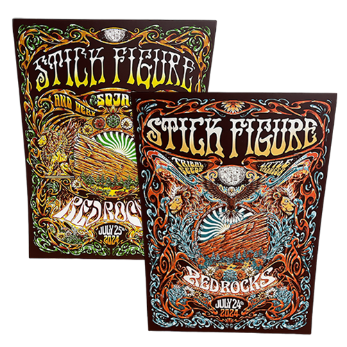 Red Rocks 2024 (2 Options Available) - Poster – StickFigureStore