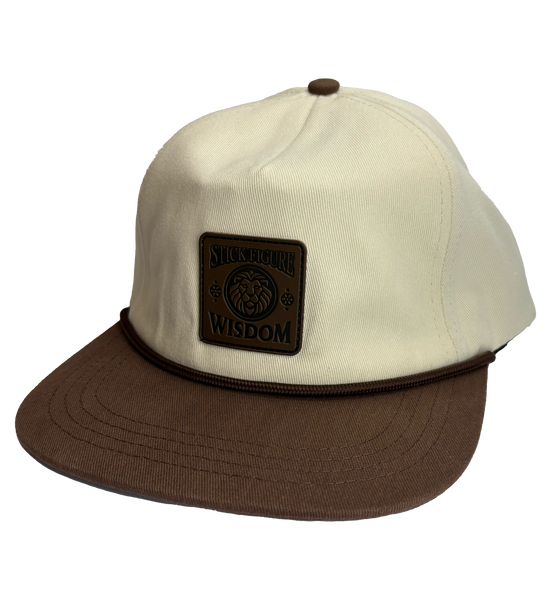 Wisdom Leather Patch Unstructured Hat – StickFigureStore