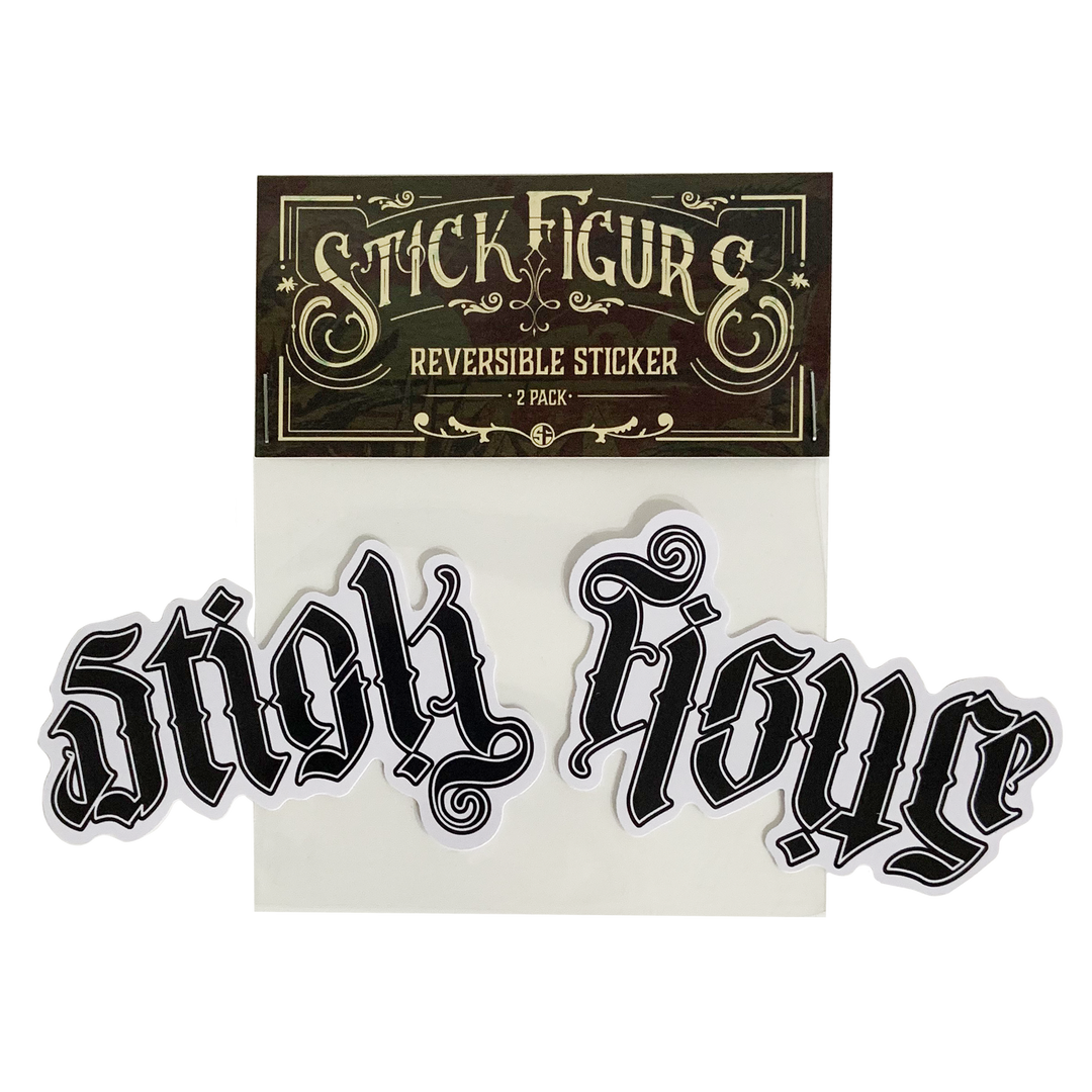Reversible Sticker 2-Pack – StickFigureStore