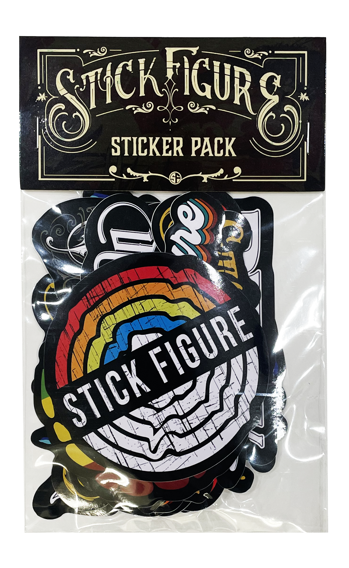 Stick Figure Large Sticker Pack